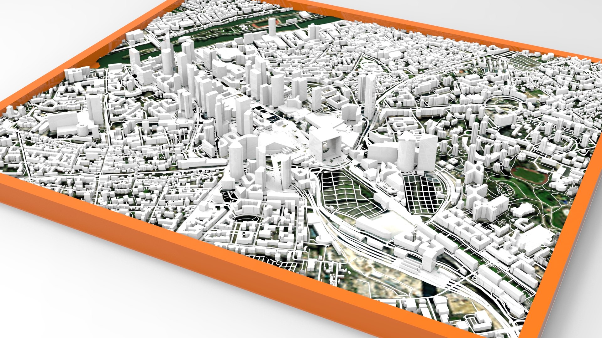 3D Model Cityscape Paris France - TurboSquid 2048214