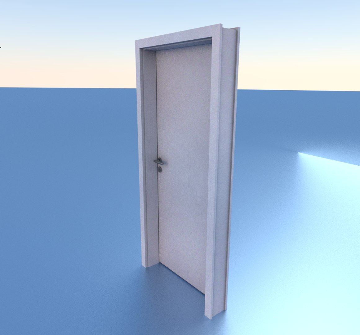 3d Model Room Door