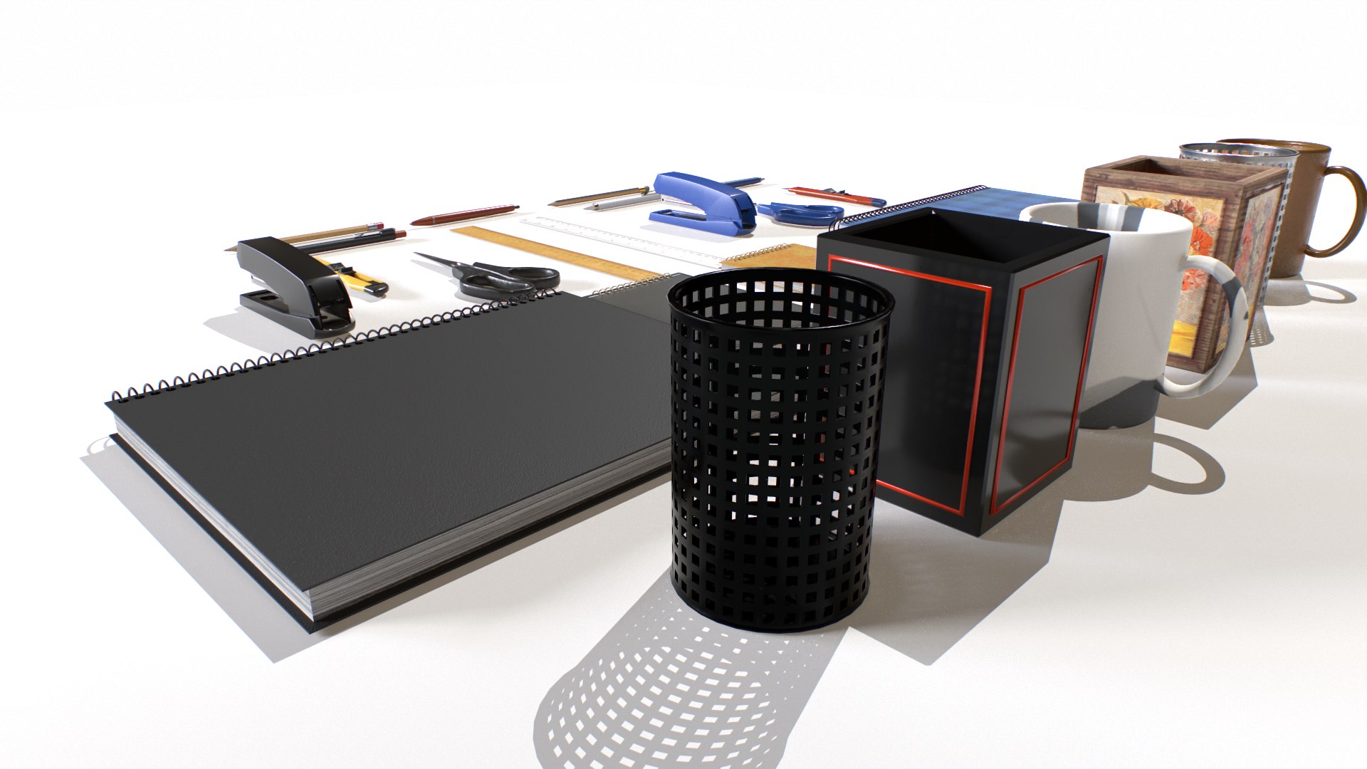 Office Props Pack 1 Model - TurboSquid 1980335