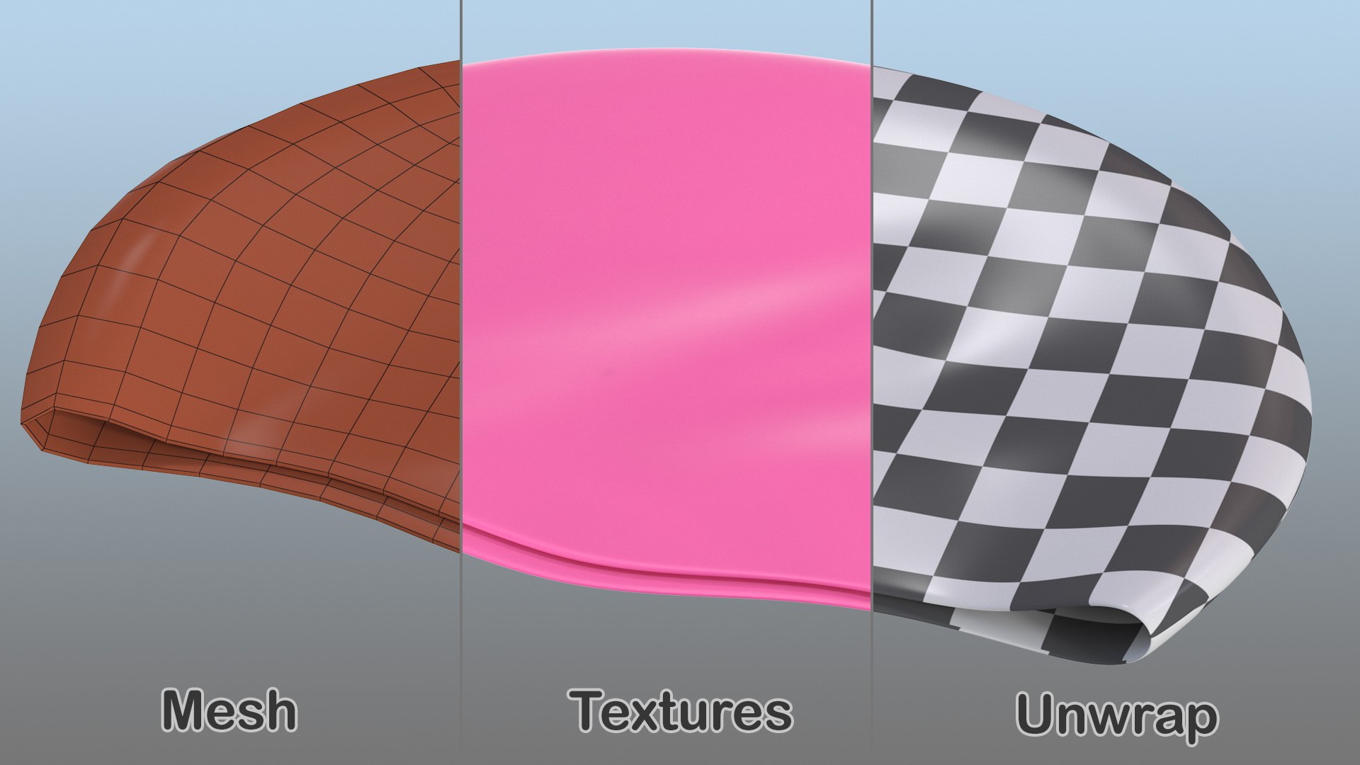 Speedo Waterproof Swim Cap 3D Model - TurboSquid 1630861