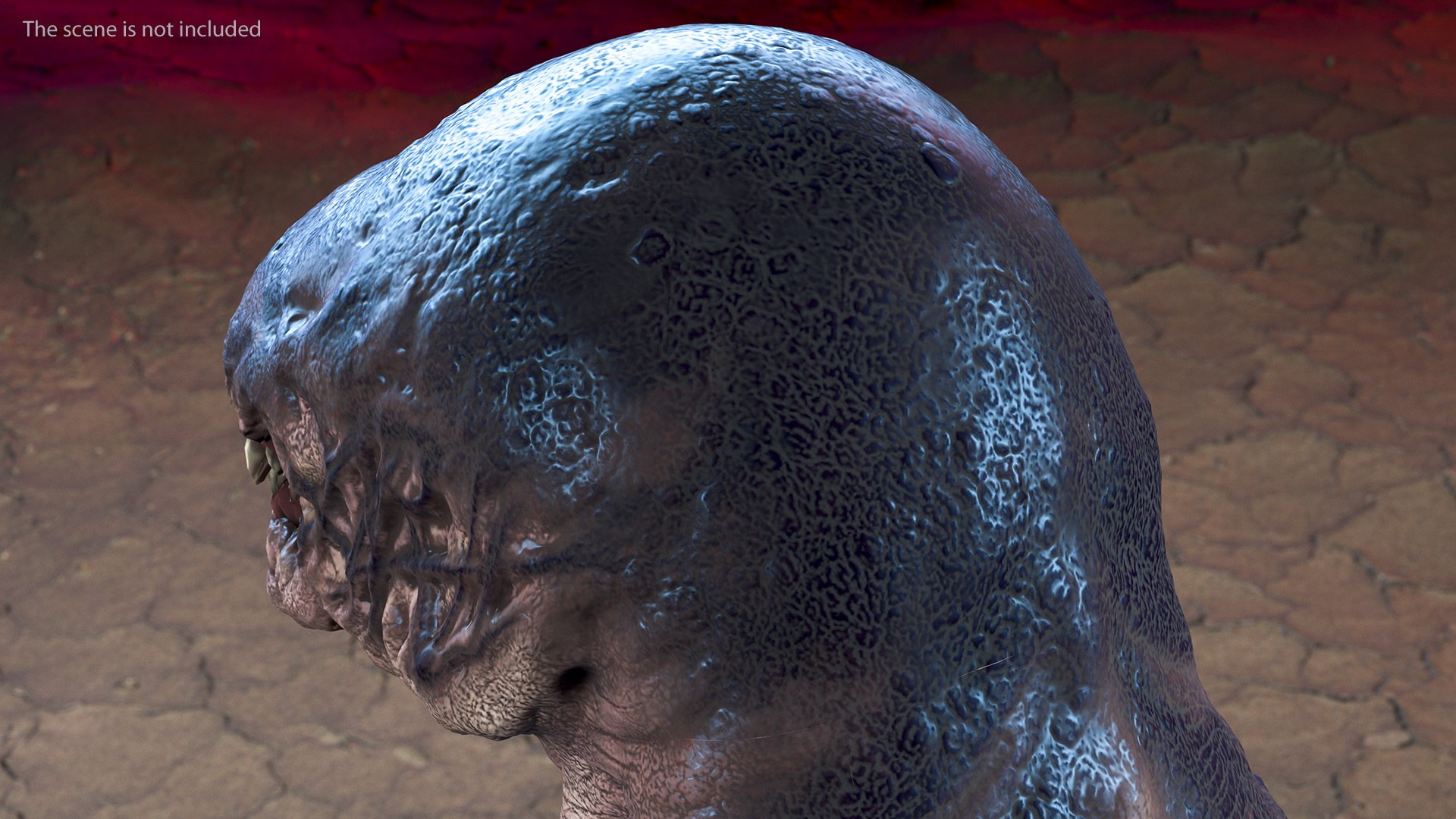 3D Model Monster Creature Head - TurboSquid 1700690