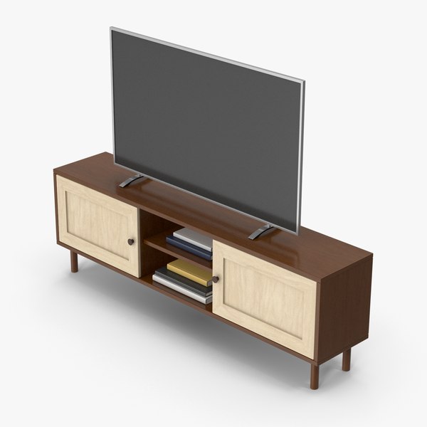 3D TV Stand And TV model - TurboSquid 1855249
