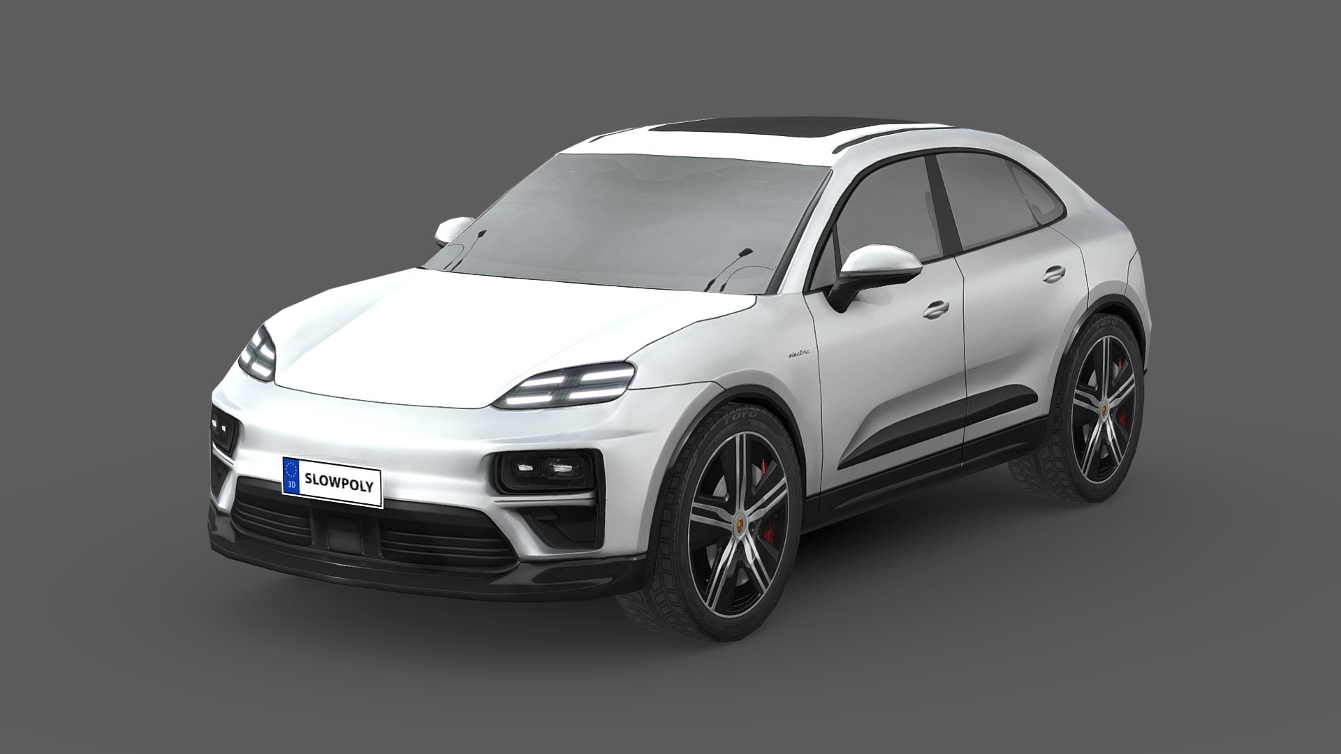 Porsche Macan Turbo Electric 3D Model - TurboSquid 2233855