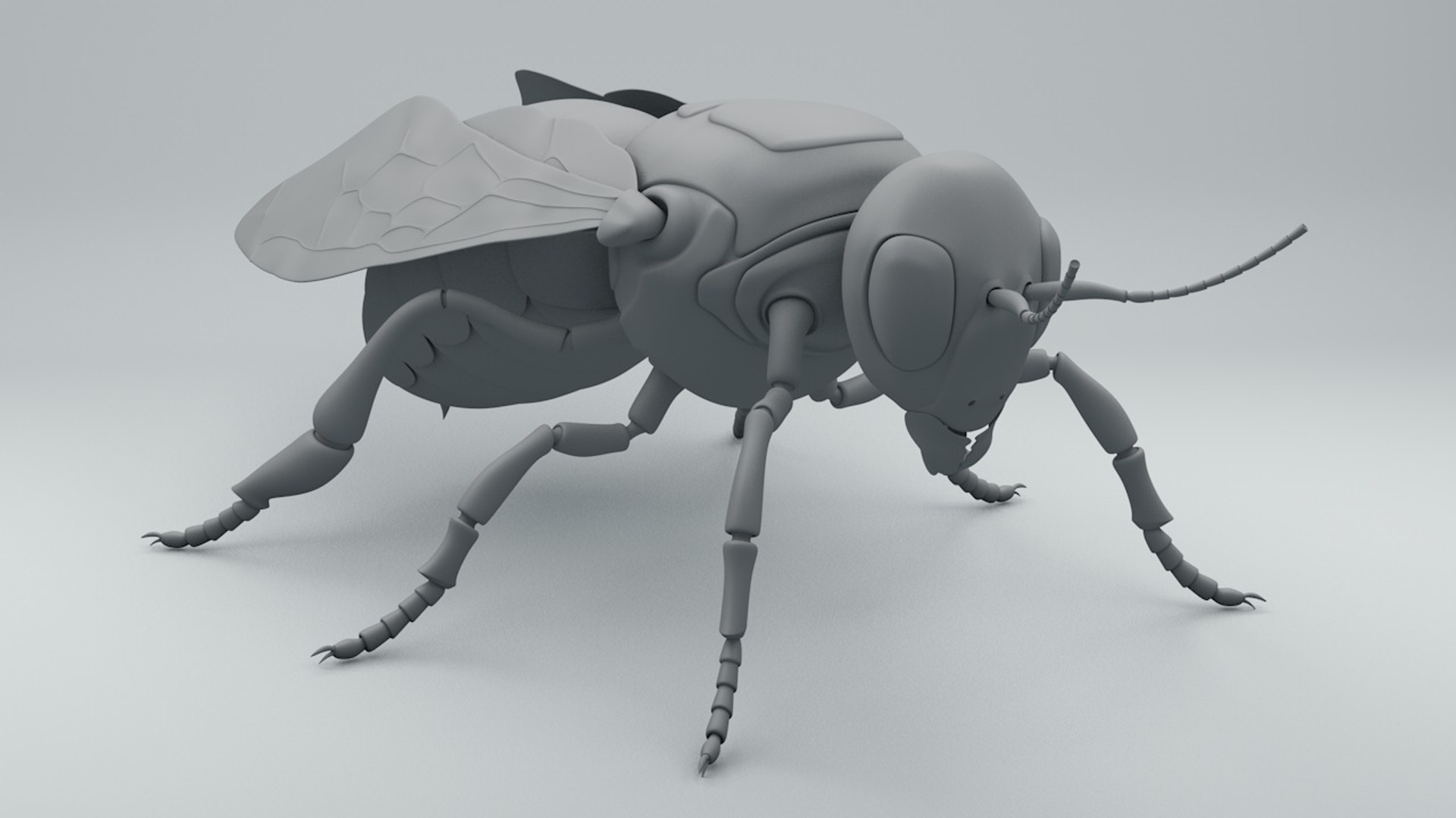 3D Bee Model - TurboSquid 1259126