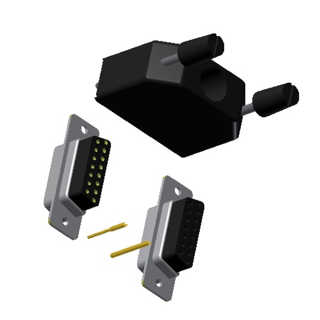 3d Model Db15 Connector Kit
