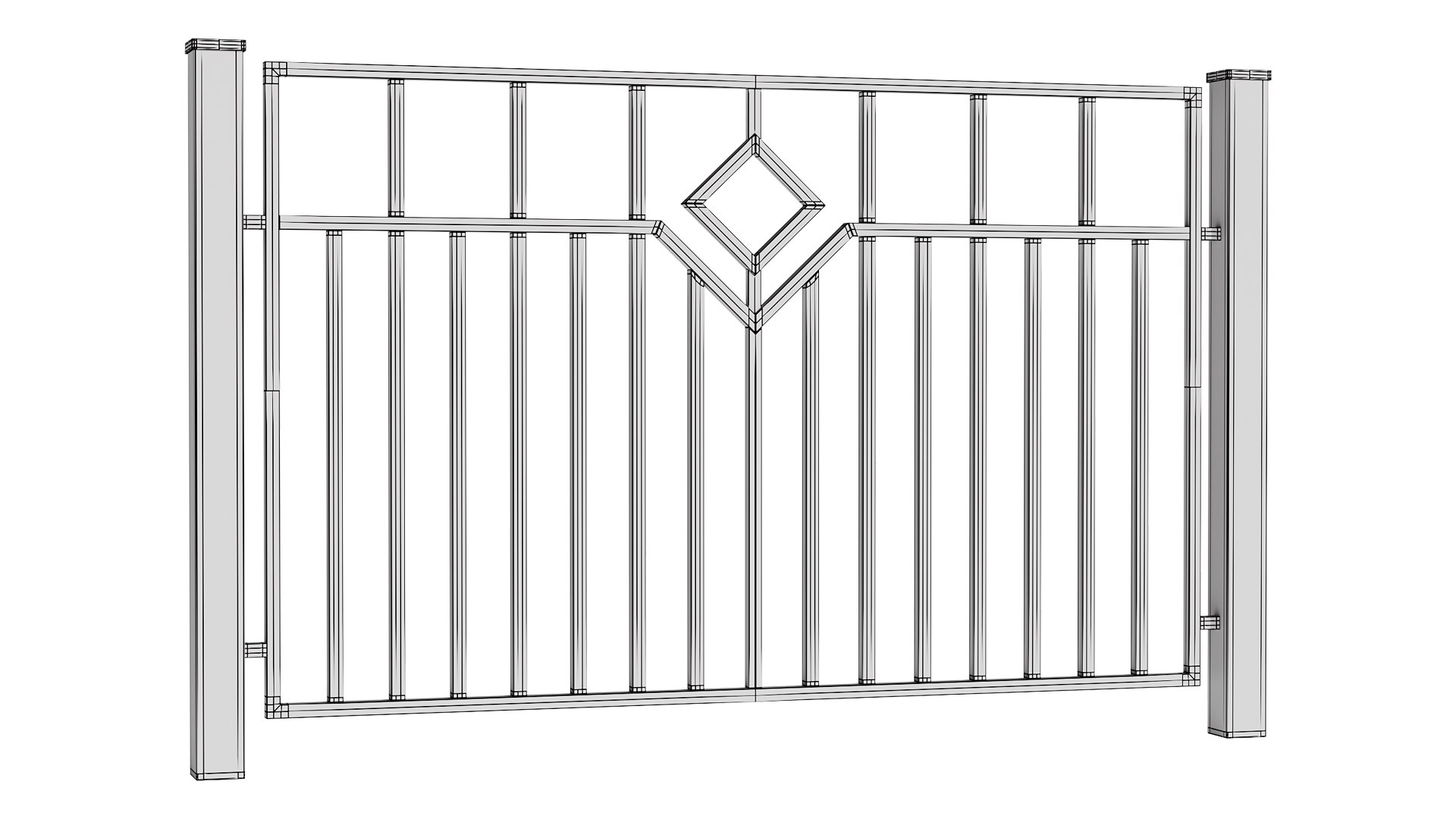 3D Fencing 17 - TurboSquid 2358854