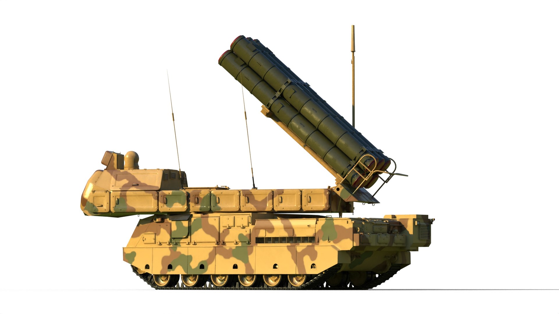 Buk M3E SA-17 Viking Missile Systems 3D - TurboSquid 2129014