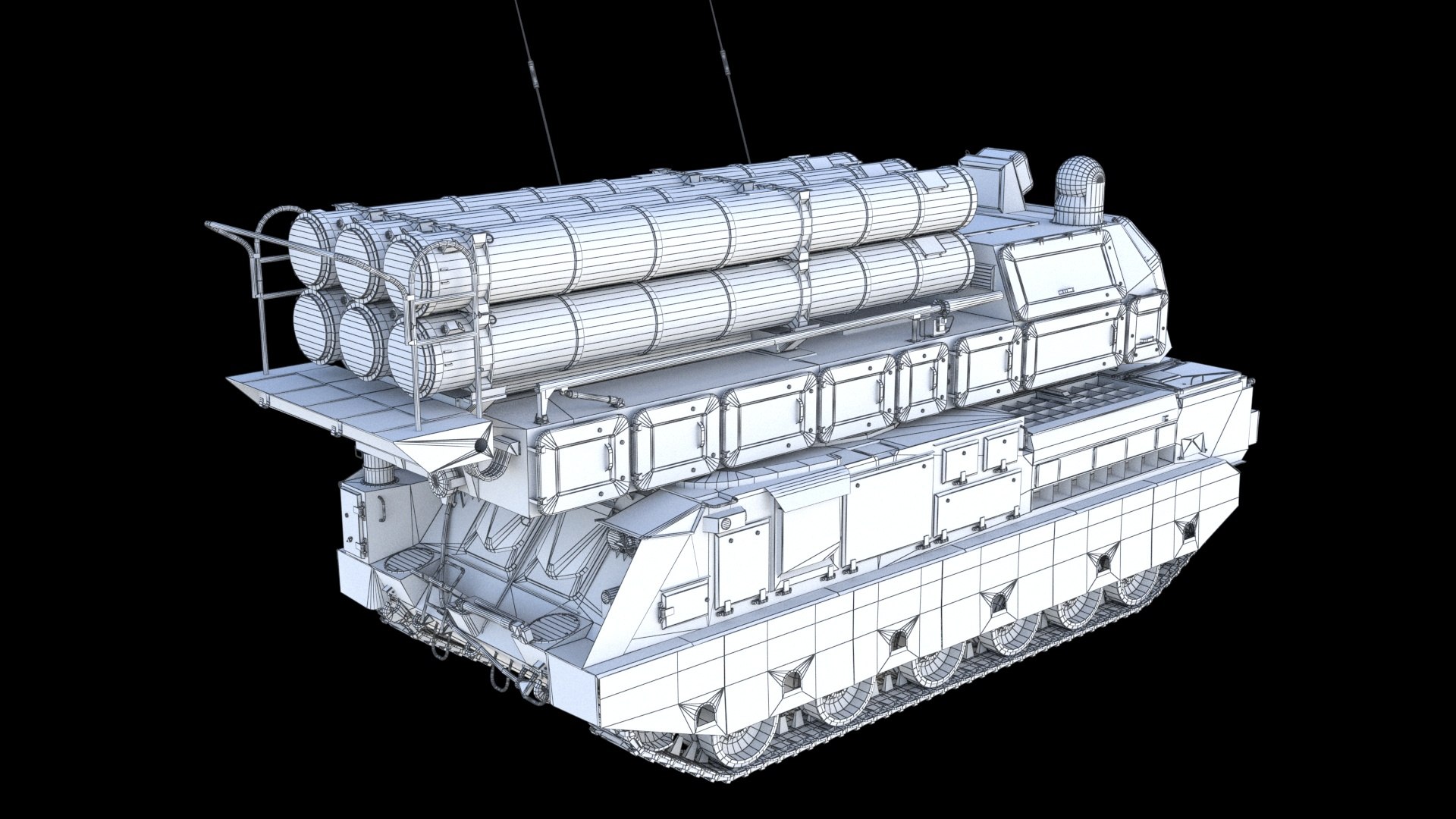 Buk M3E SA-17 Viking Missile Systems 3D - TurboSquid 2129014