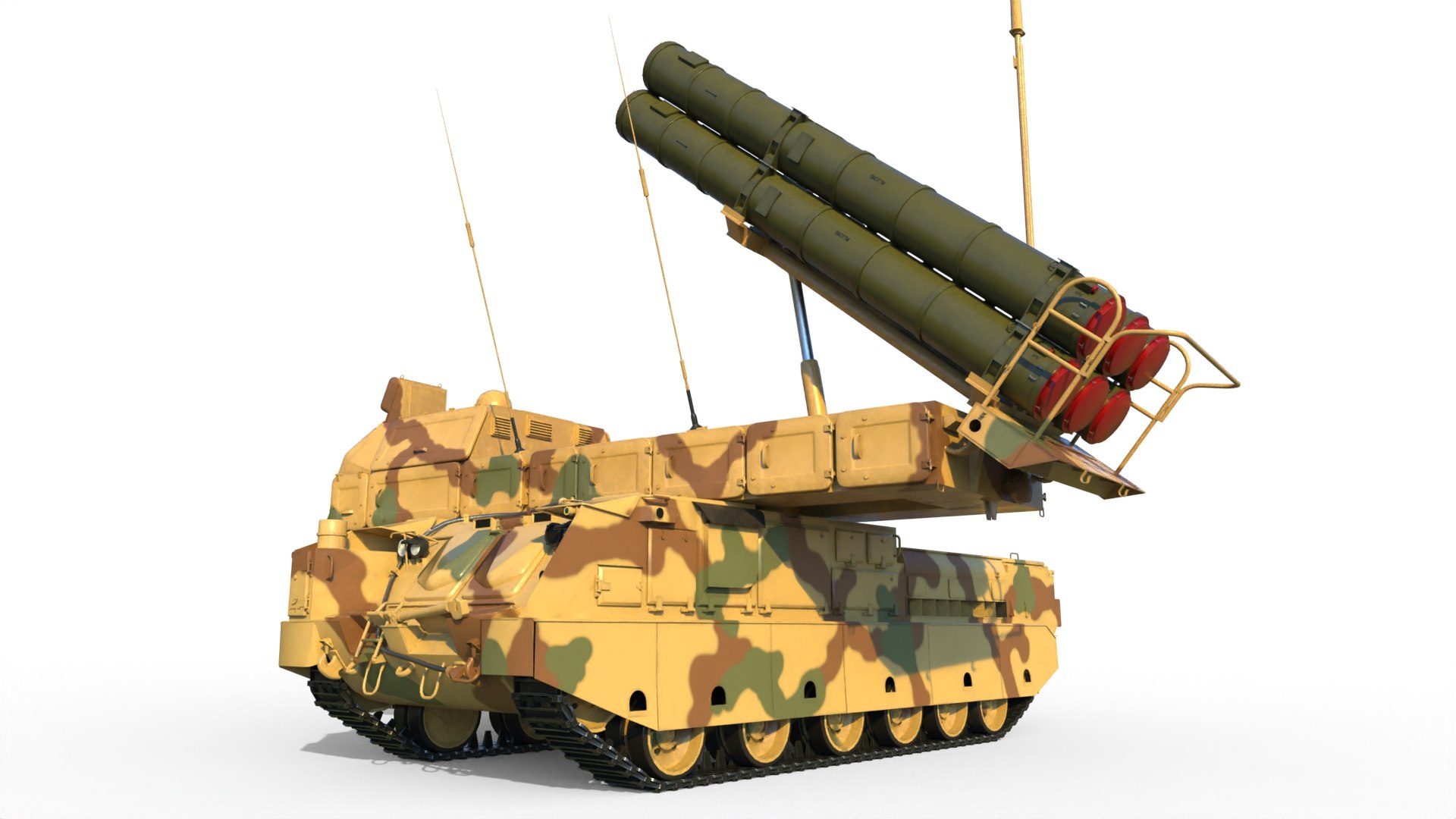 Buk M3E SA-17 Viking Missile Systems 3D - TurboSquid 2129014