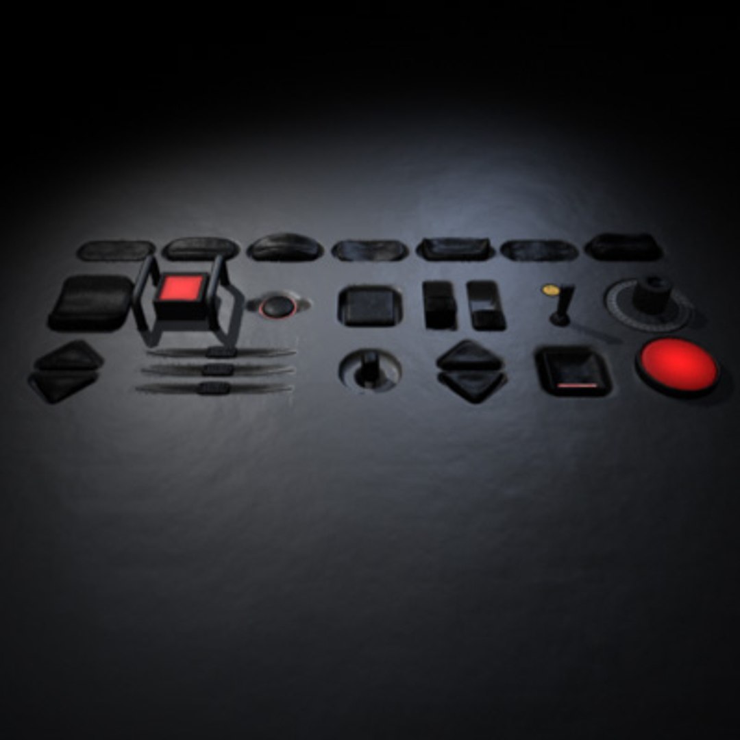 Button 3d Model