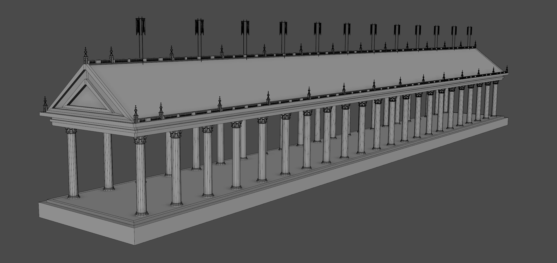 Free Classic Structure Temple 3D Model - TurboSquid 2398215