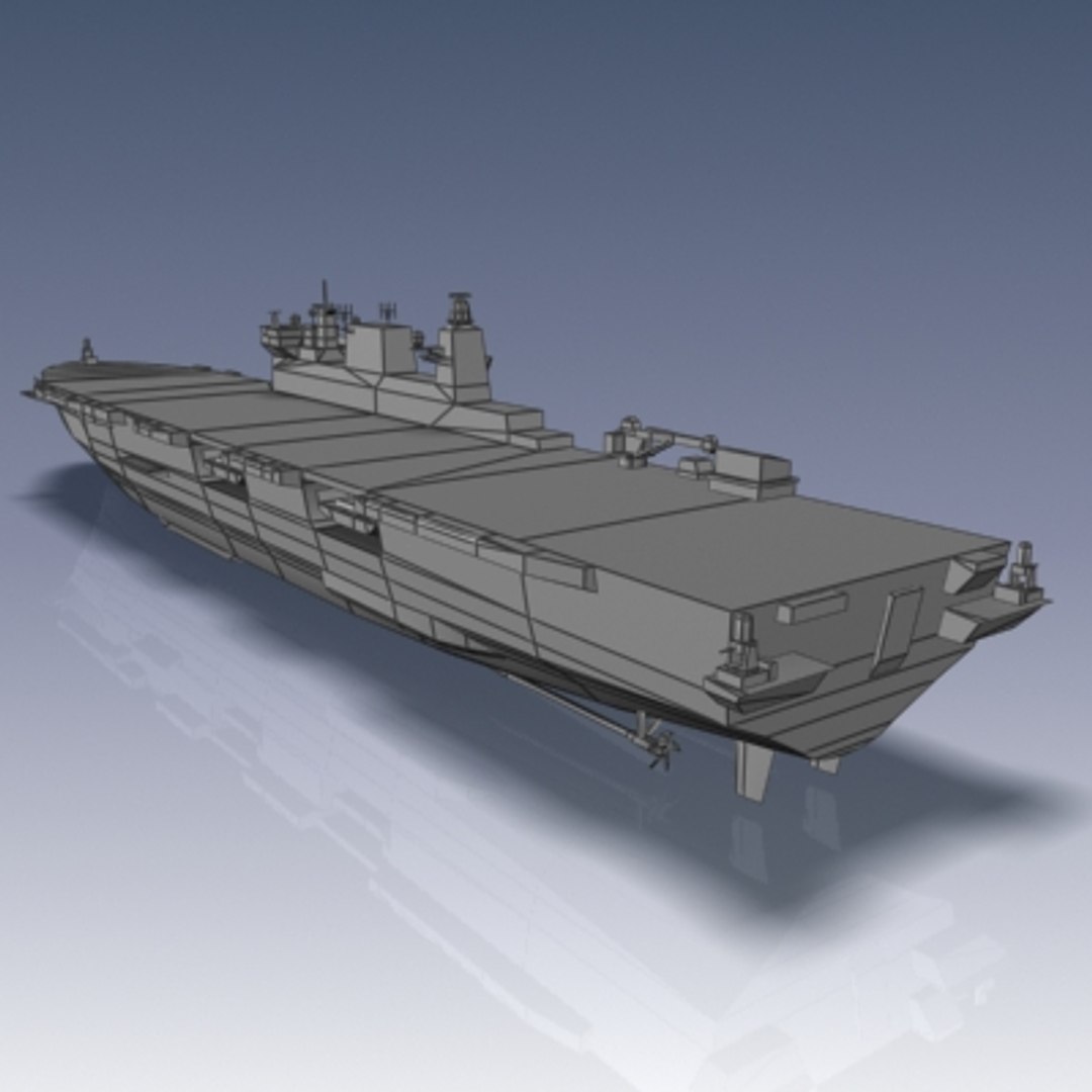 Hms Ocean Ship 3ds