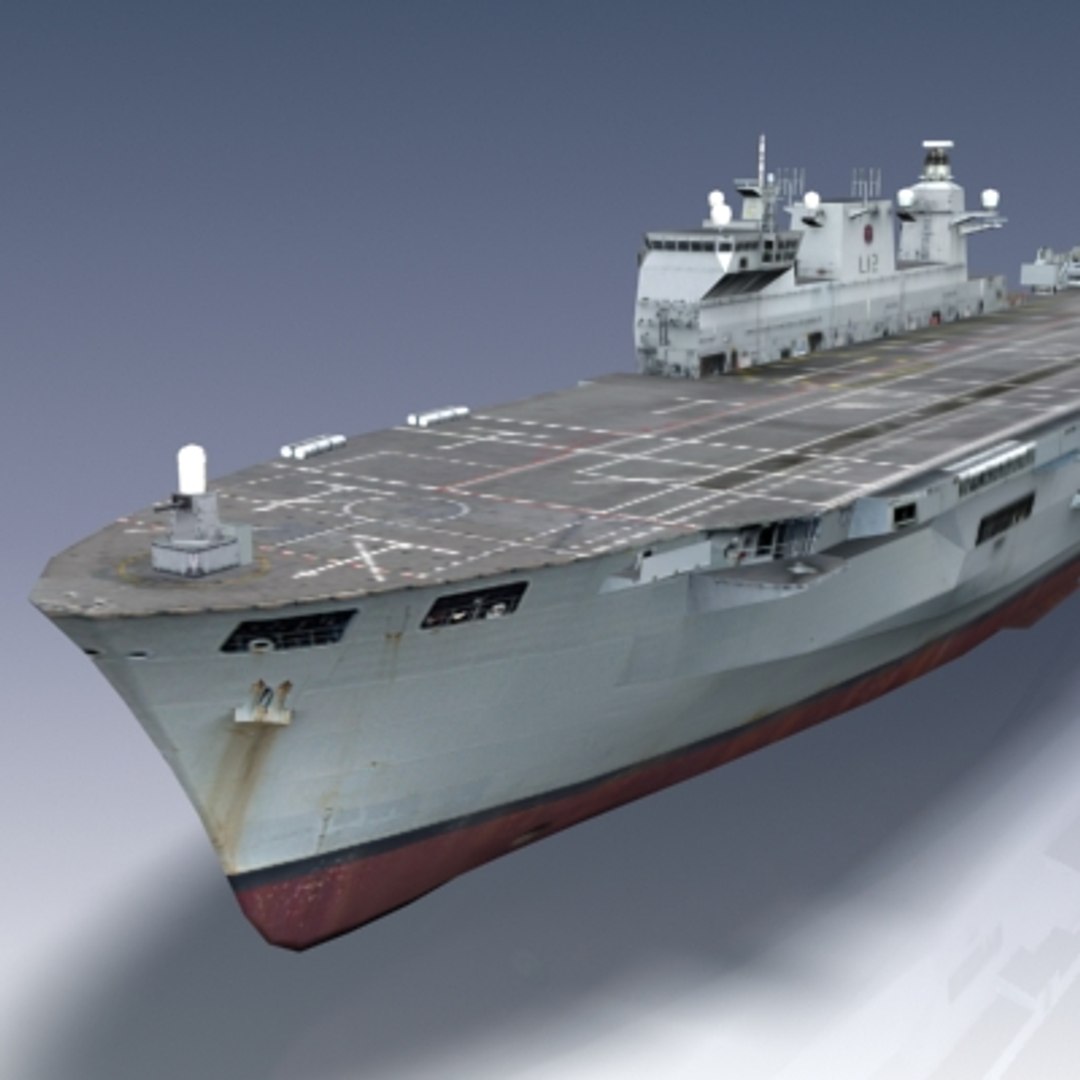 Hms Ocean Ship 3ds