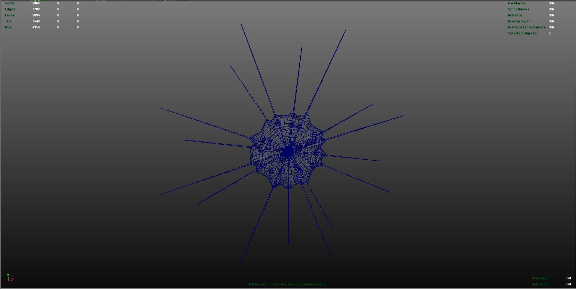 3d Obj Acantharea Radiolarian Protozoa