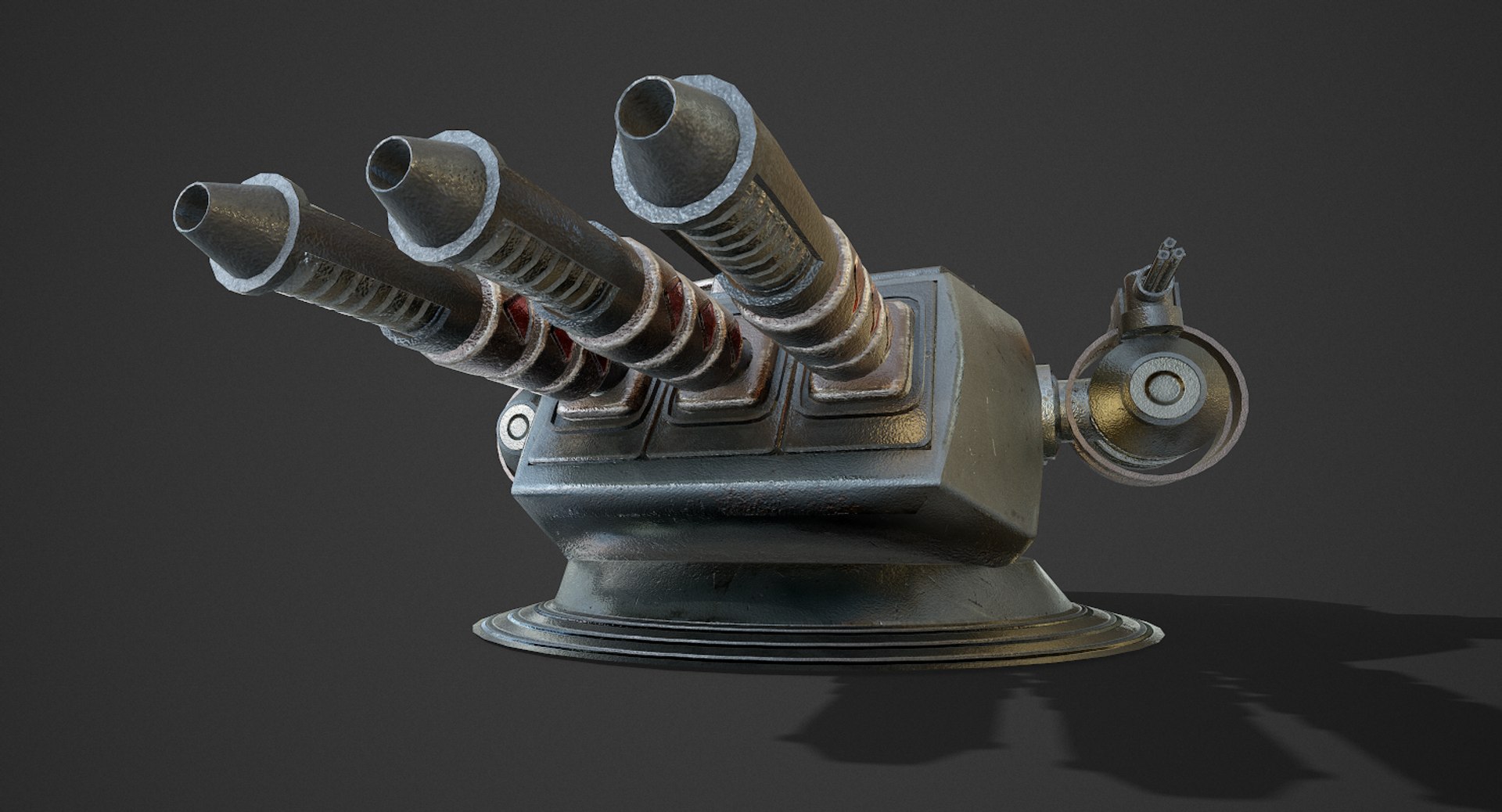 3D Heavy Laser Cannon Sci-fi Model - TurboSquid 1407460