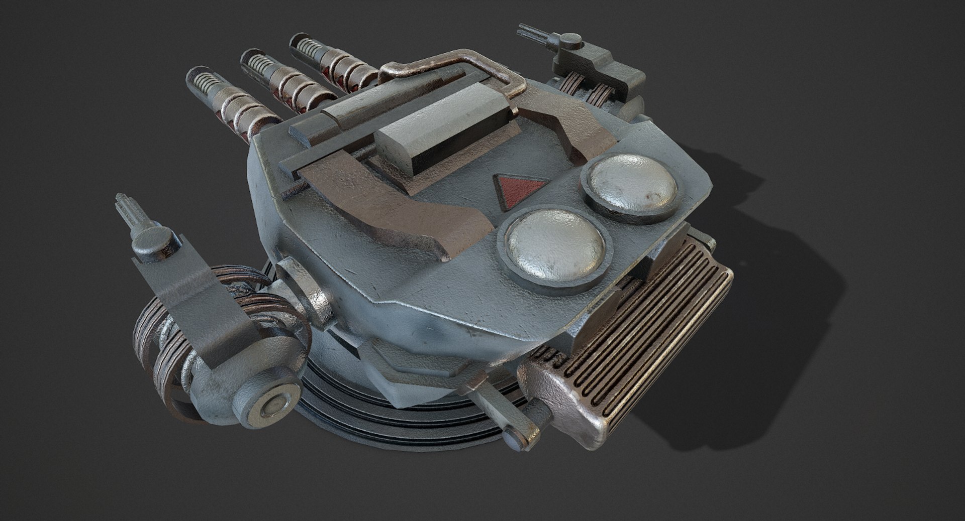 3D Heavy Laser Cannon Sci-fi Model - TurboSquid 1407460