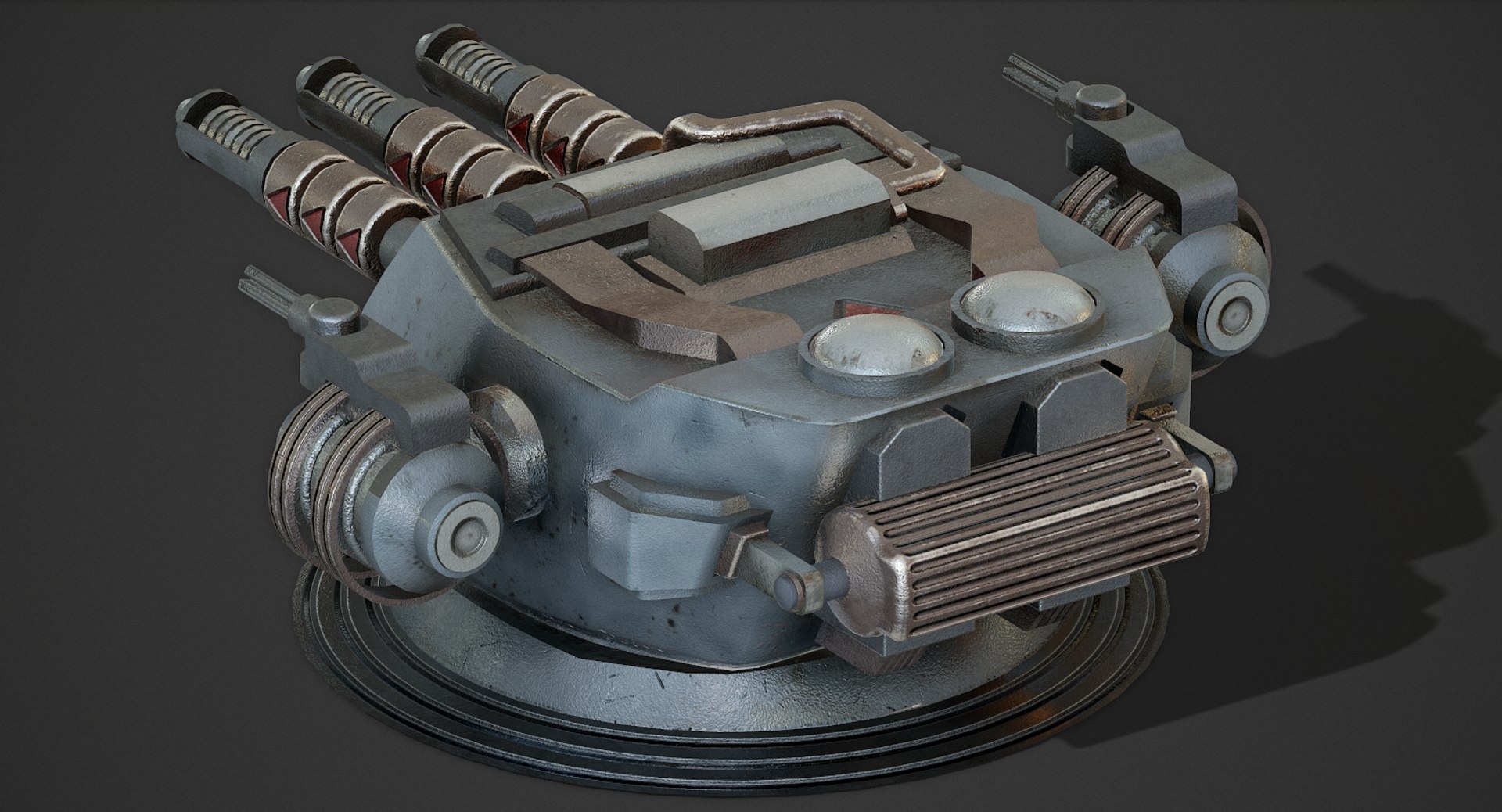 3D Heavy Laser Cannon Sci-fi Model - TurboSquid 1407460