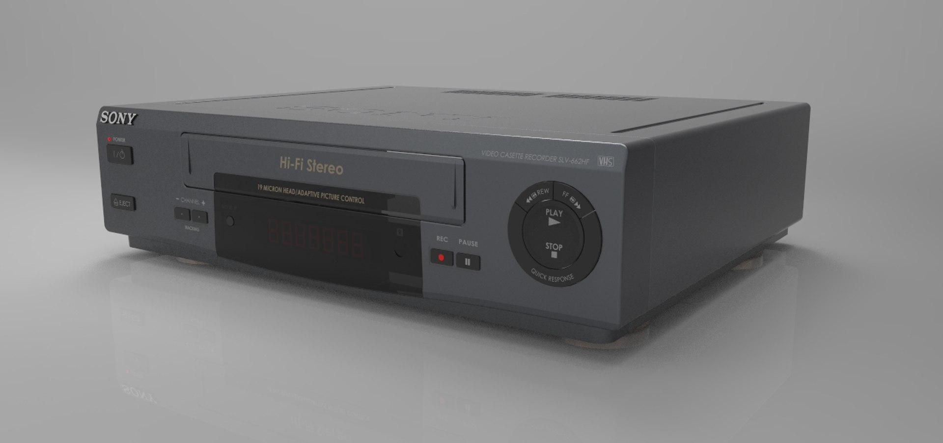 3D Model Vhs Recorder - TurboSquid 1274120