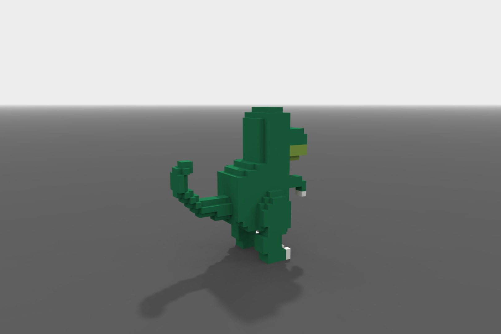 3D Voxel Dinosaur Low-poly - TurboSquid 1239155