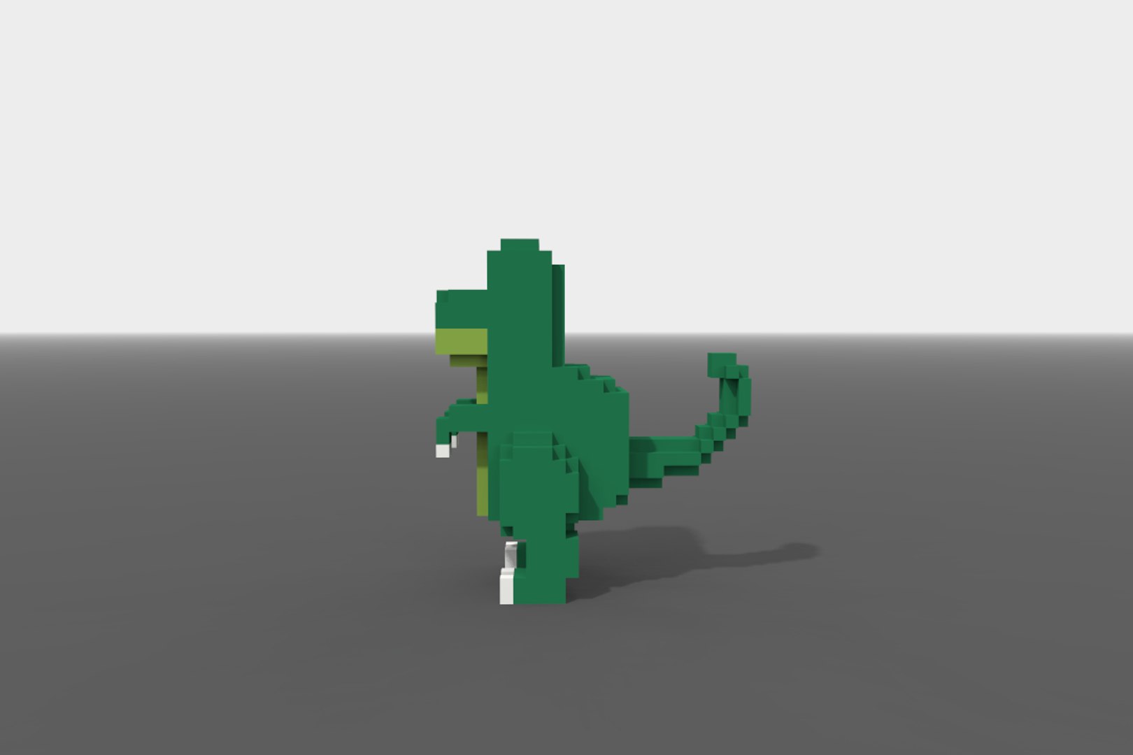 3D Voxel Dinosaur Low-poly - TurboSquid 1239155