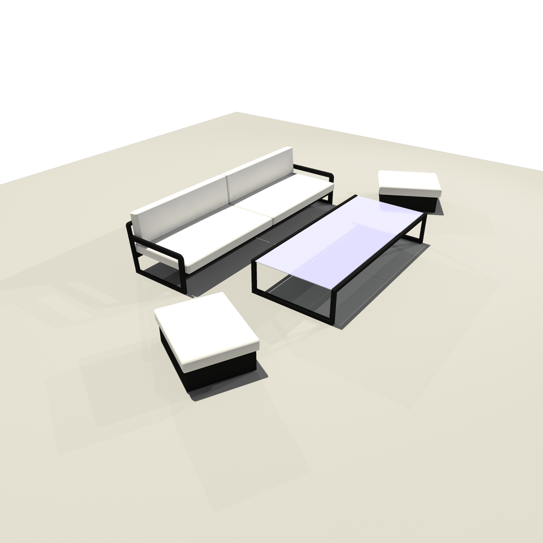 living room obj free