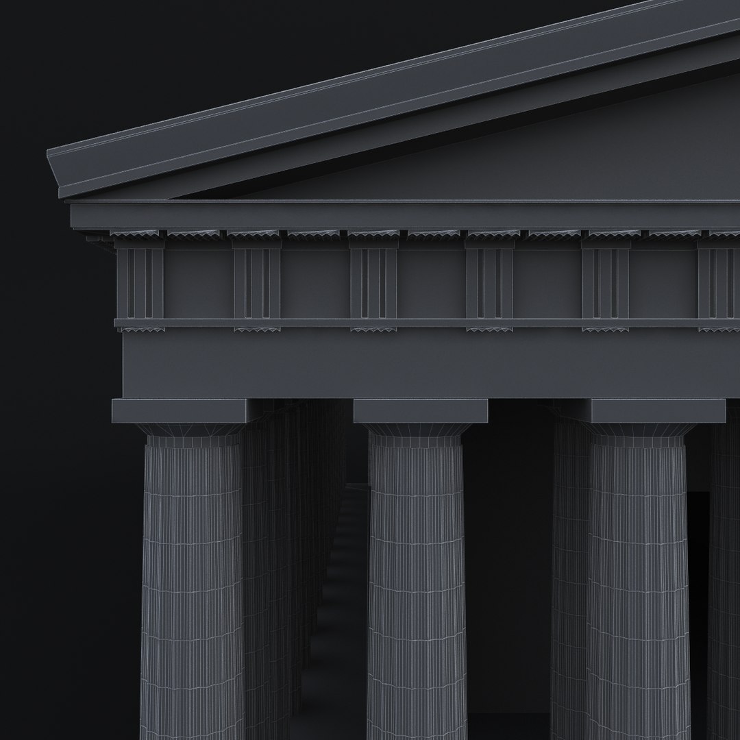 3d Temple Greek Model