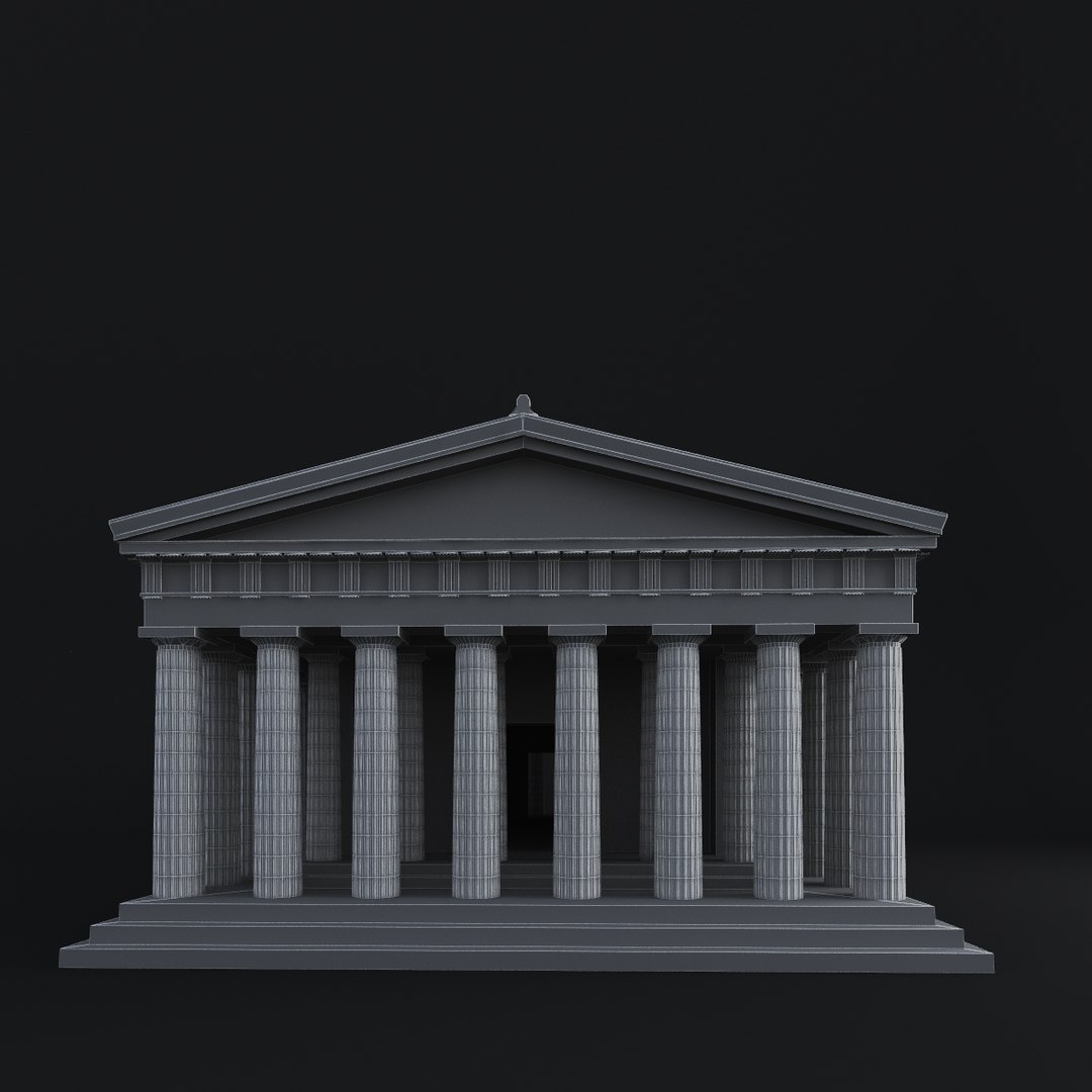 3d Temple Greek Model