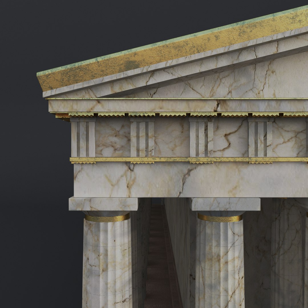 3d Temple Greek Model