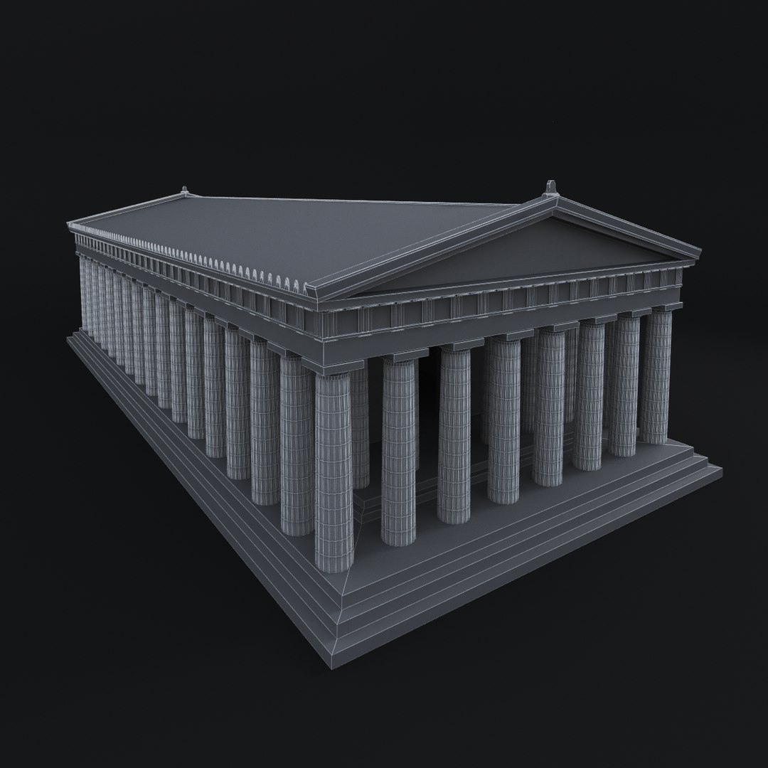3d Temple Greek Model