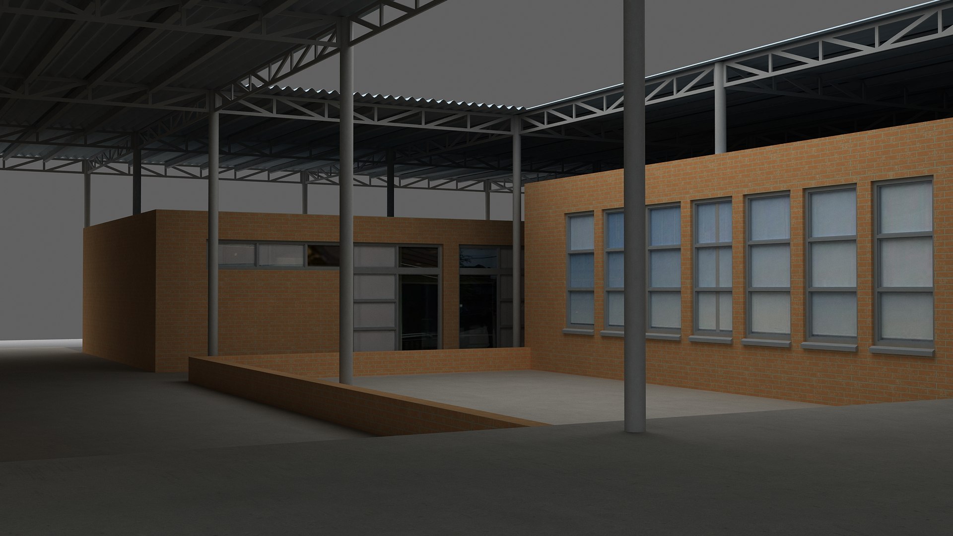 3D Rural Primary School Model - TurboSquid 1812117