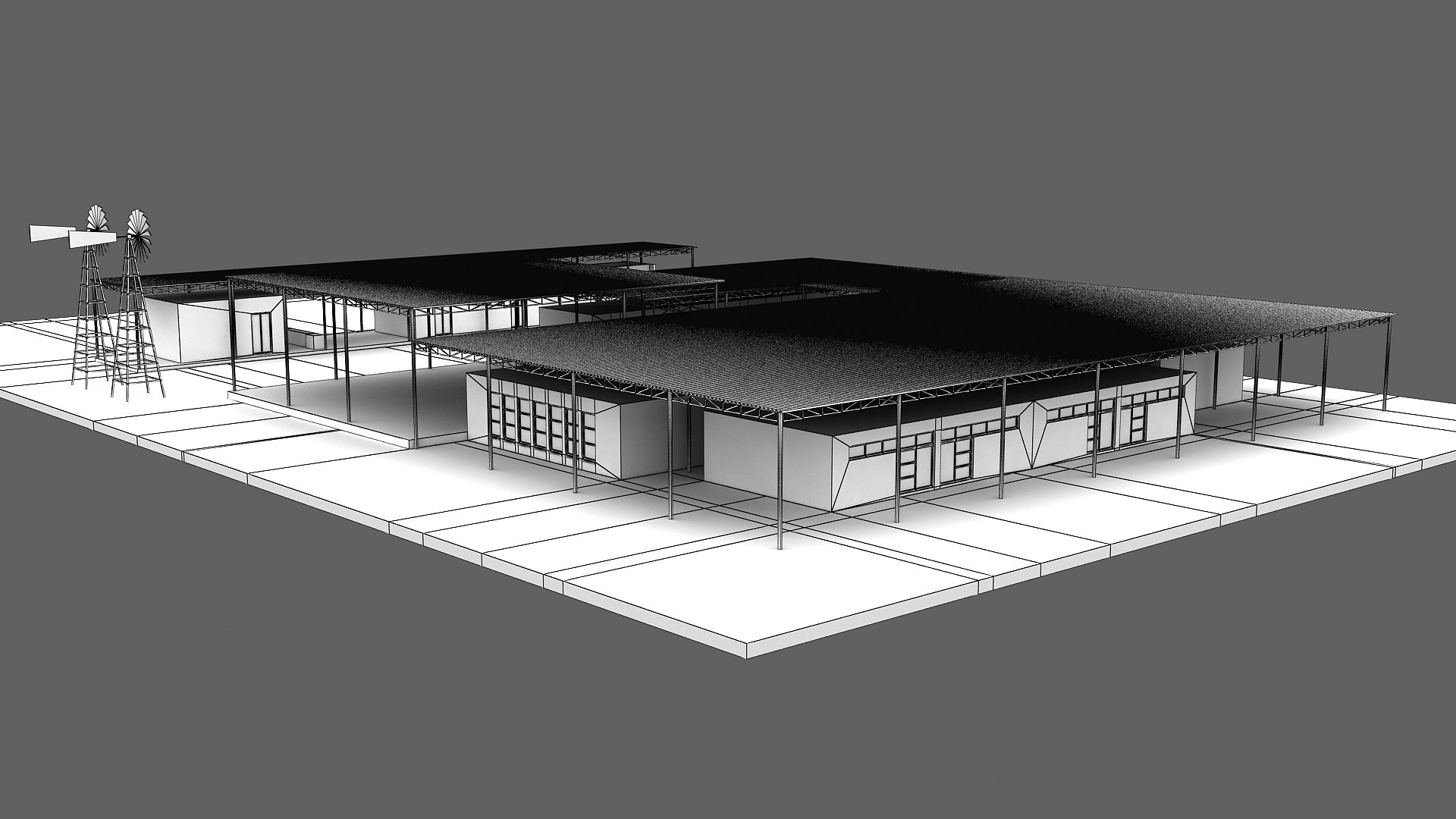 3D Rural Primary School model - TurboSquid 1812117