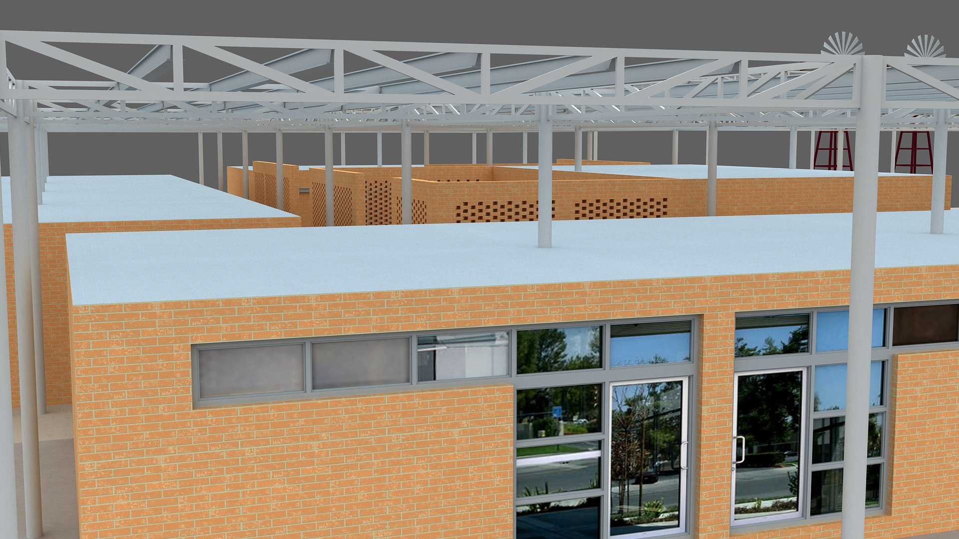 3D Rural Primary School model - TurboSquid 1812117