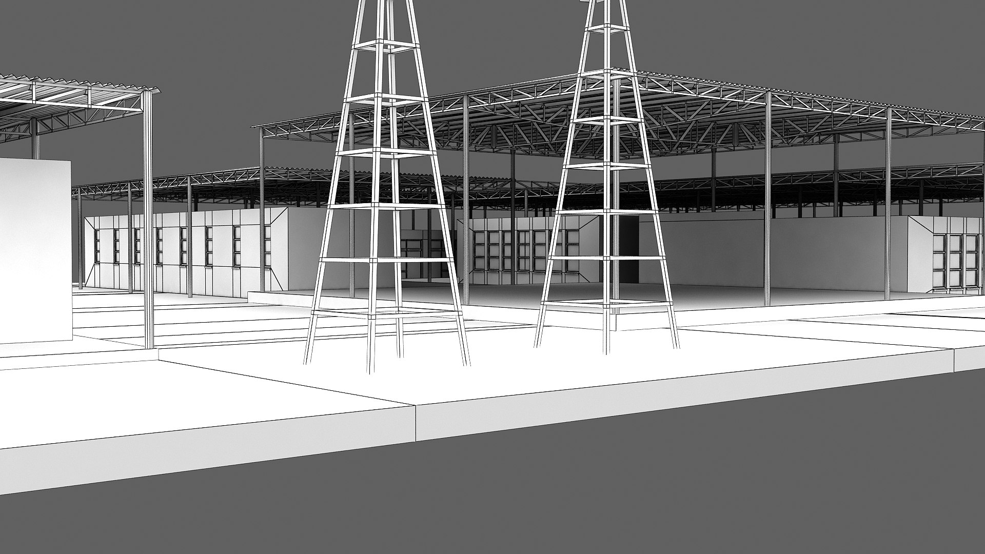 3D Rural Primary School model - TurboSquid 1812117