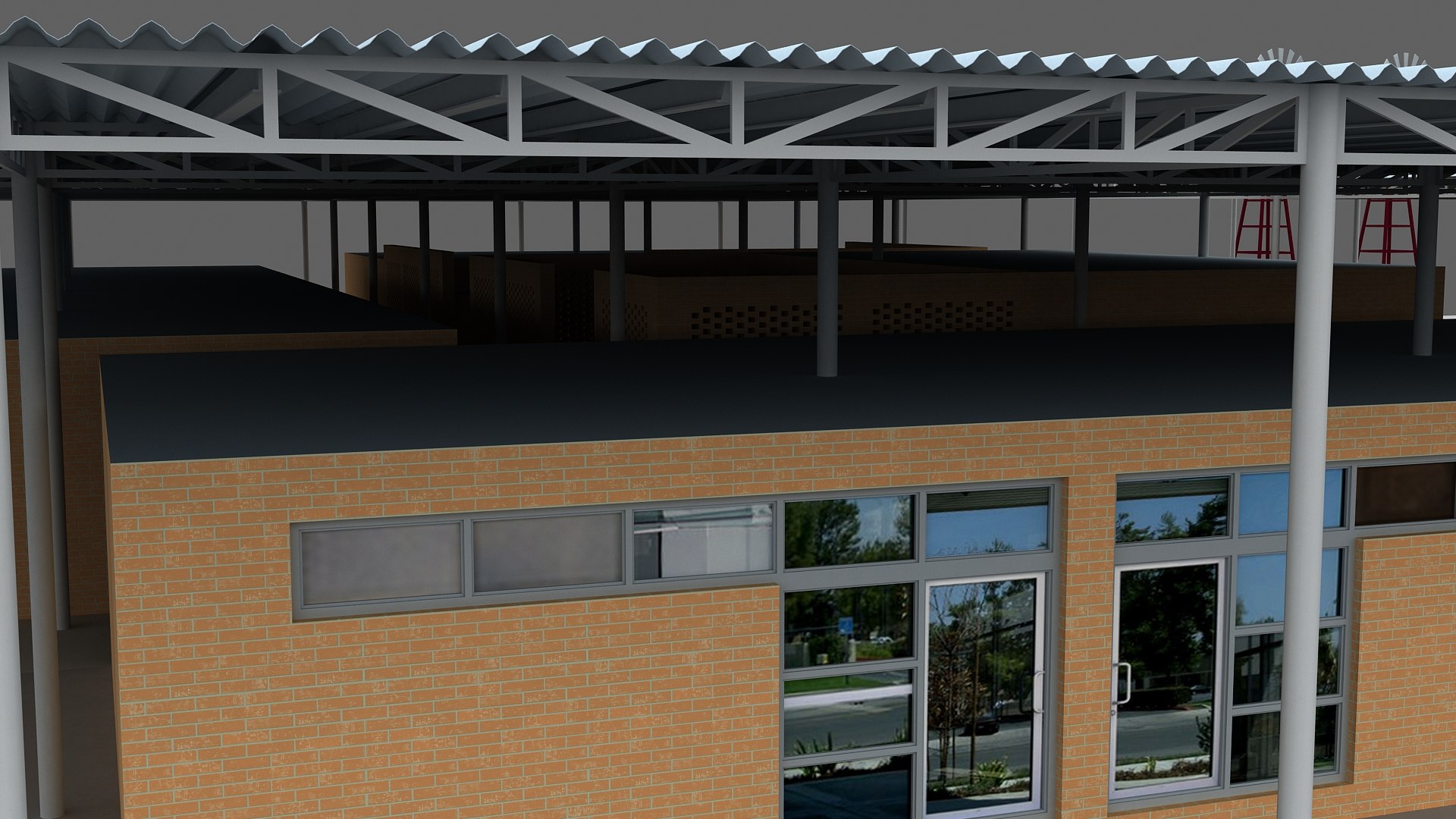 3D Rural Primary School model - TurboSquid 1812117