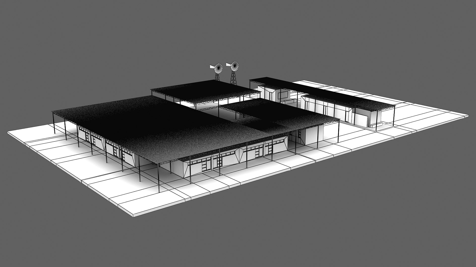 3D Rural Primary School model - TurboSquid 1812117