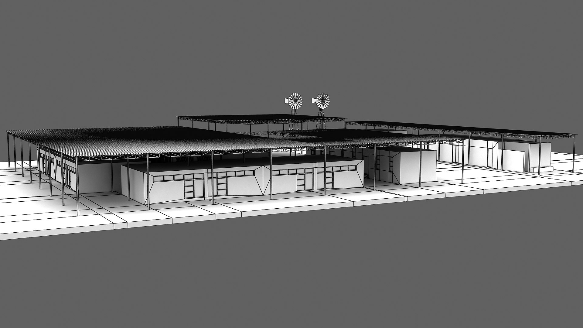 3D Rural Primary School model - TurboSquid 1812117