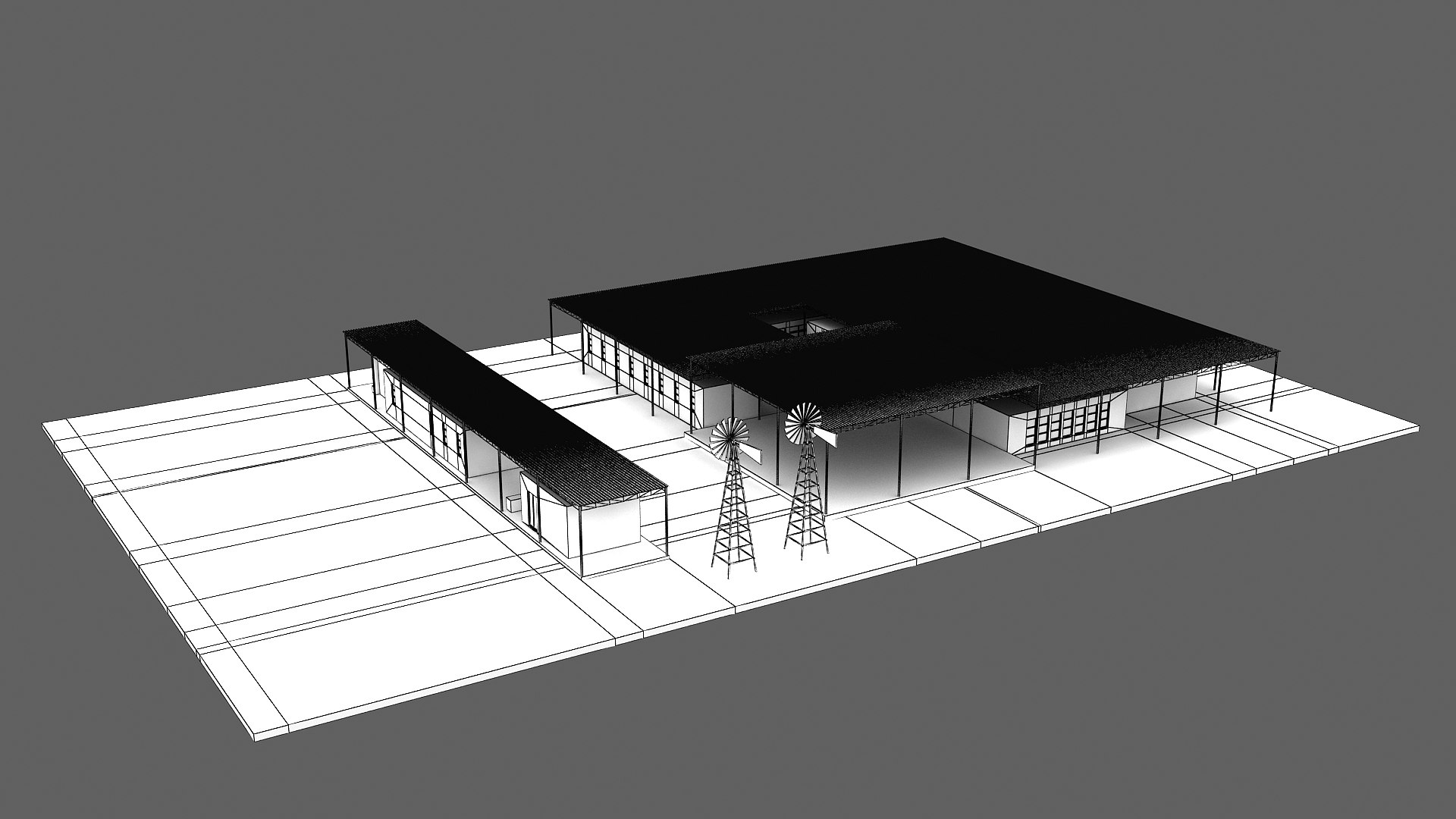 3D Rural Primary School model - TurboSquid 1812117