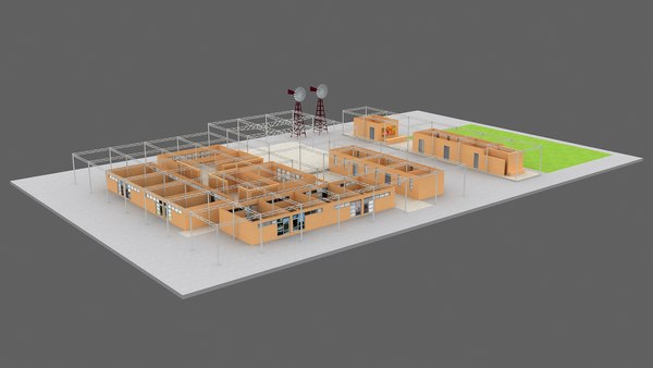 3D Rural Primary School model - TurboSquid 1812117