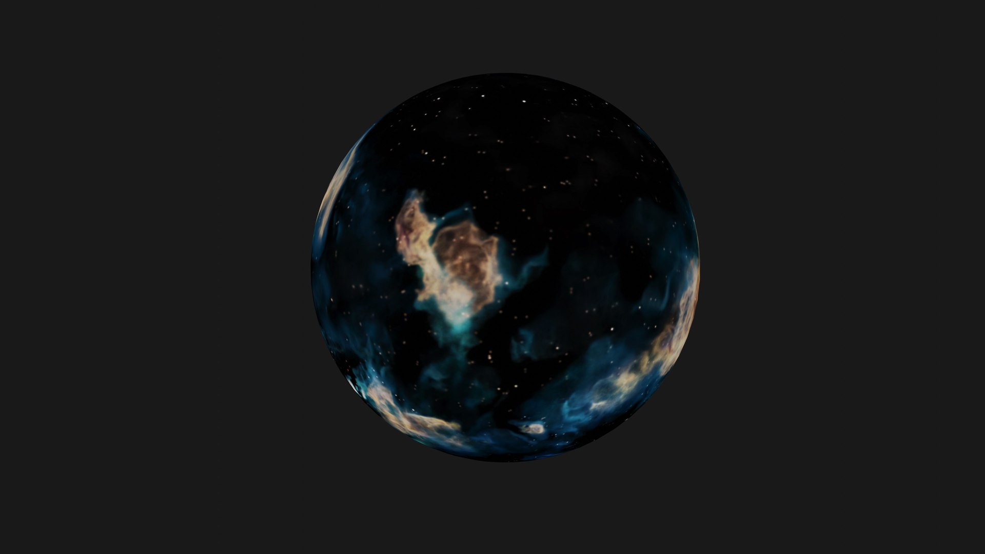 3D Model HDRI Panoramic Sky - VR 360 Starfield Extreme Outer Space ...