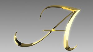 Roman Alphabet 3D Models for Download | TurboSquid
