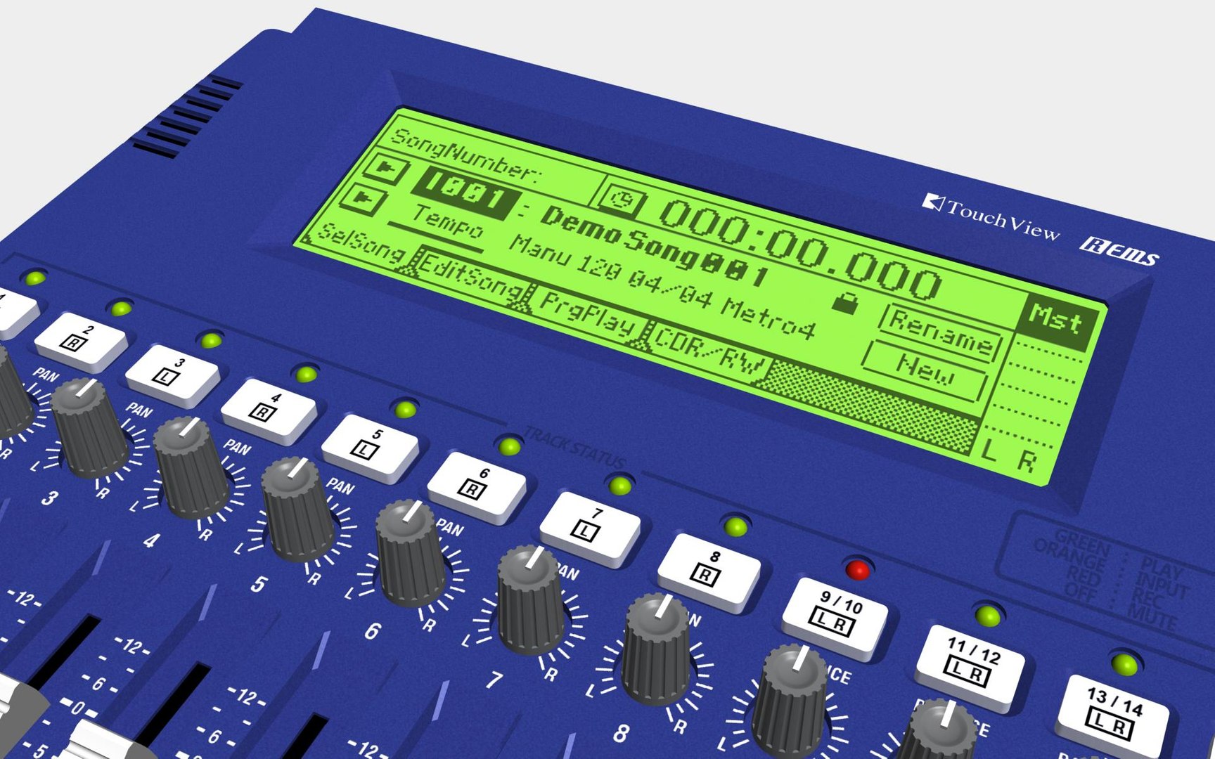 3d Model Digital Track Recorder