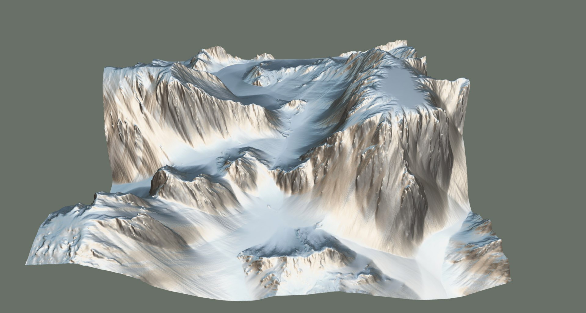 3D terrain model - TurboSquid 1302827