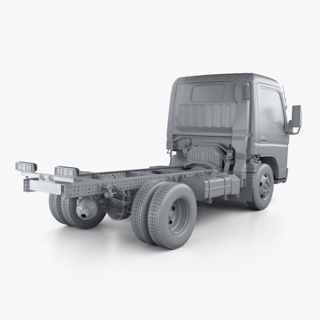 3D Mitsubishi Fuso Canter Superlow City Cab Chassis Truck L1 2019 model ...