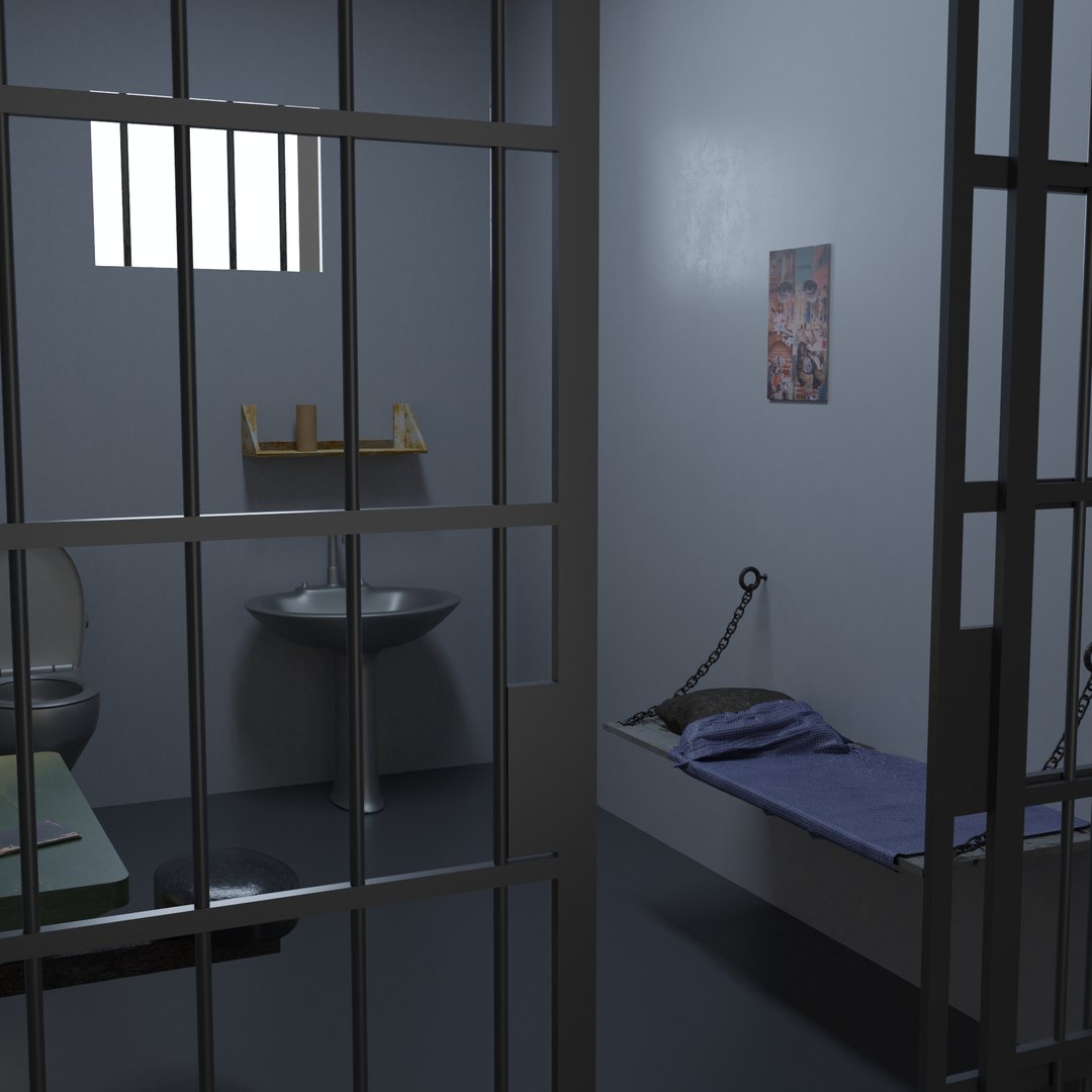3D Model Prison Cell - TurboSquid 1515803