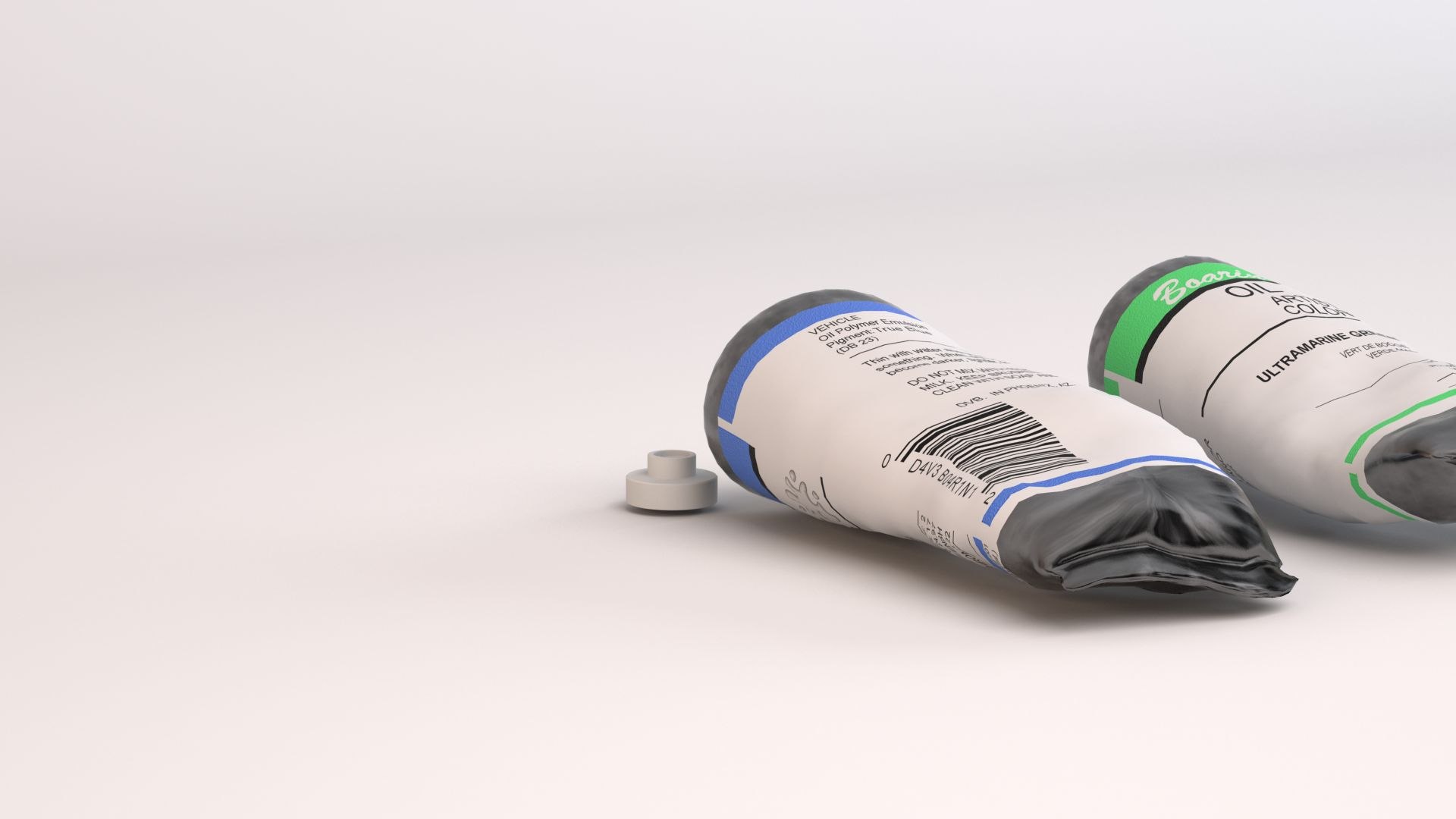 3d Paint Tube Model