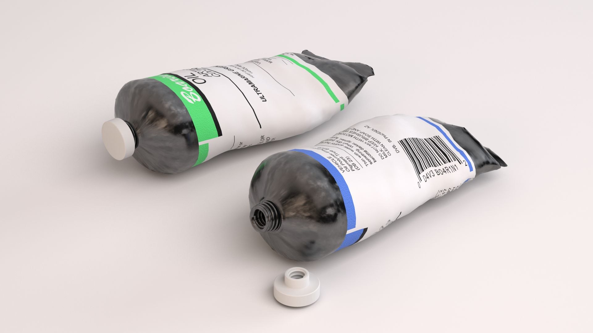 3d Paint Tube Model