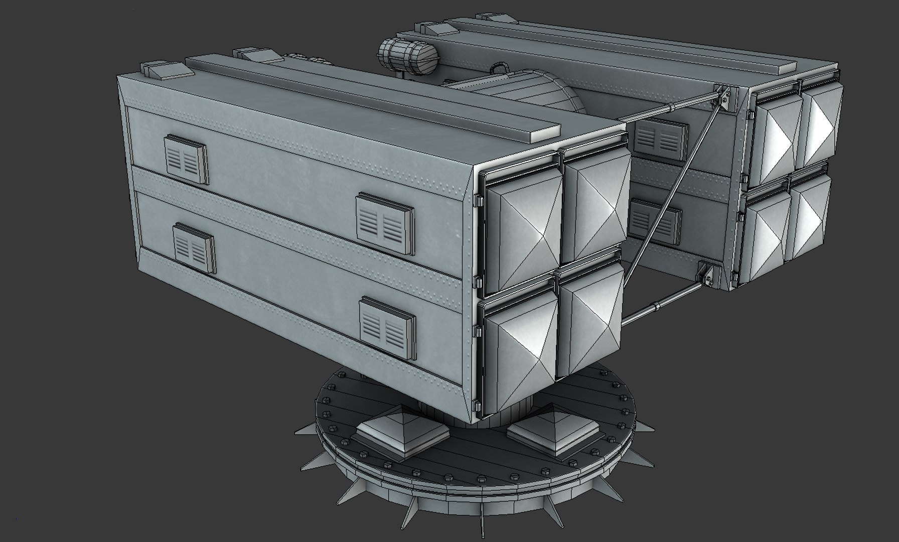 Rim-7 Missile Launcher 3d Max