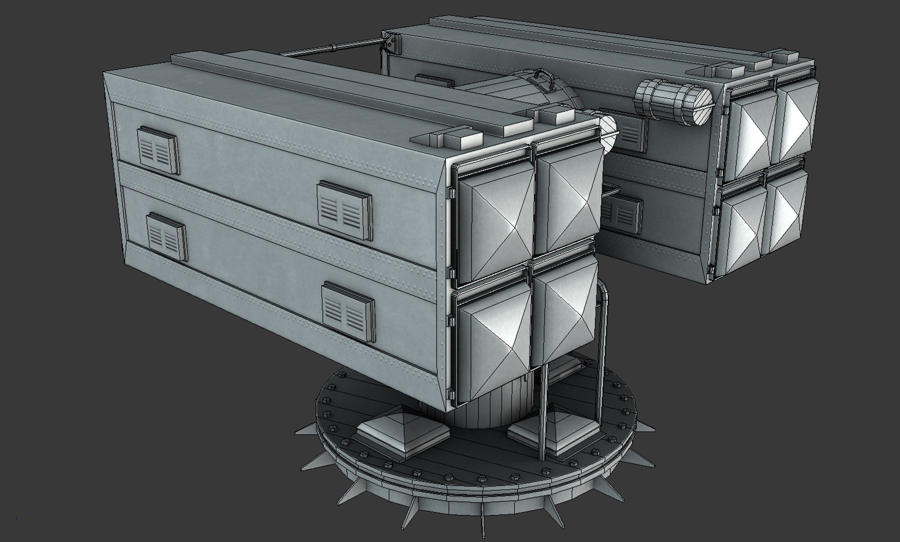Rim-7 Missile Launcher 3d Max