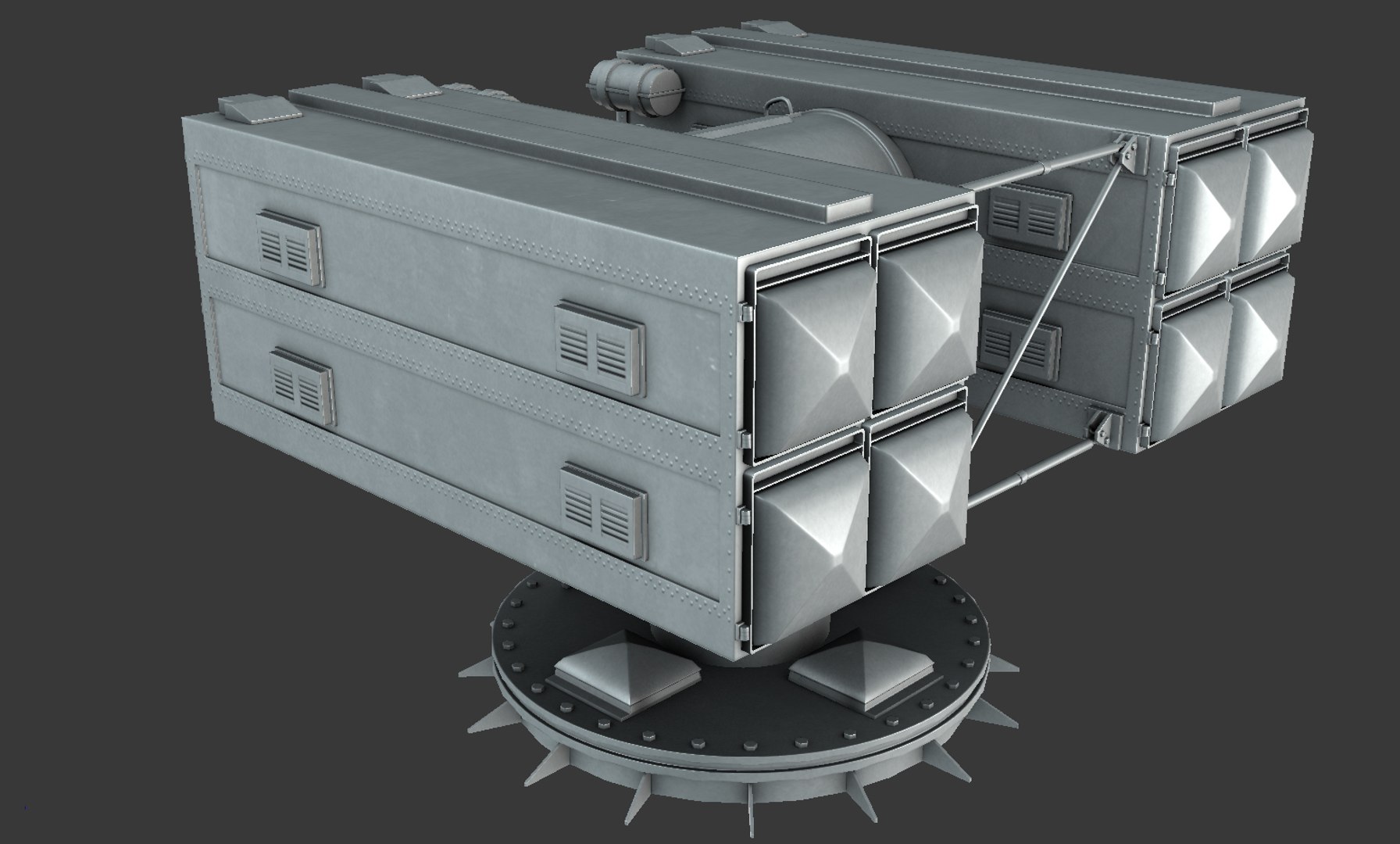 Rim-7 Missile Launcher 3d Max