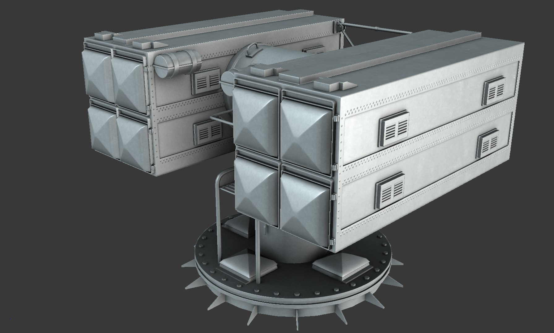 Rim-7 Missile Launcher 3d Max